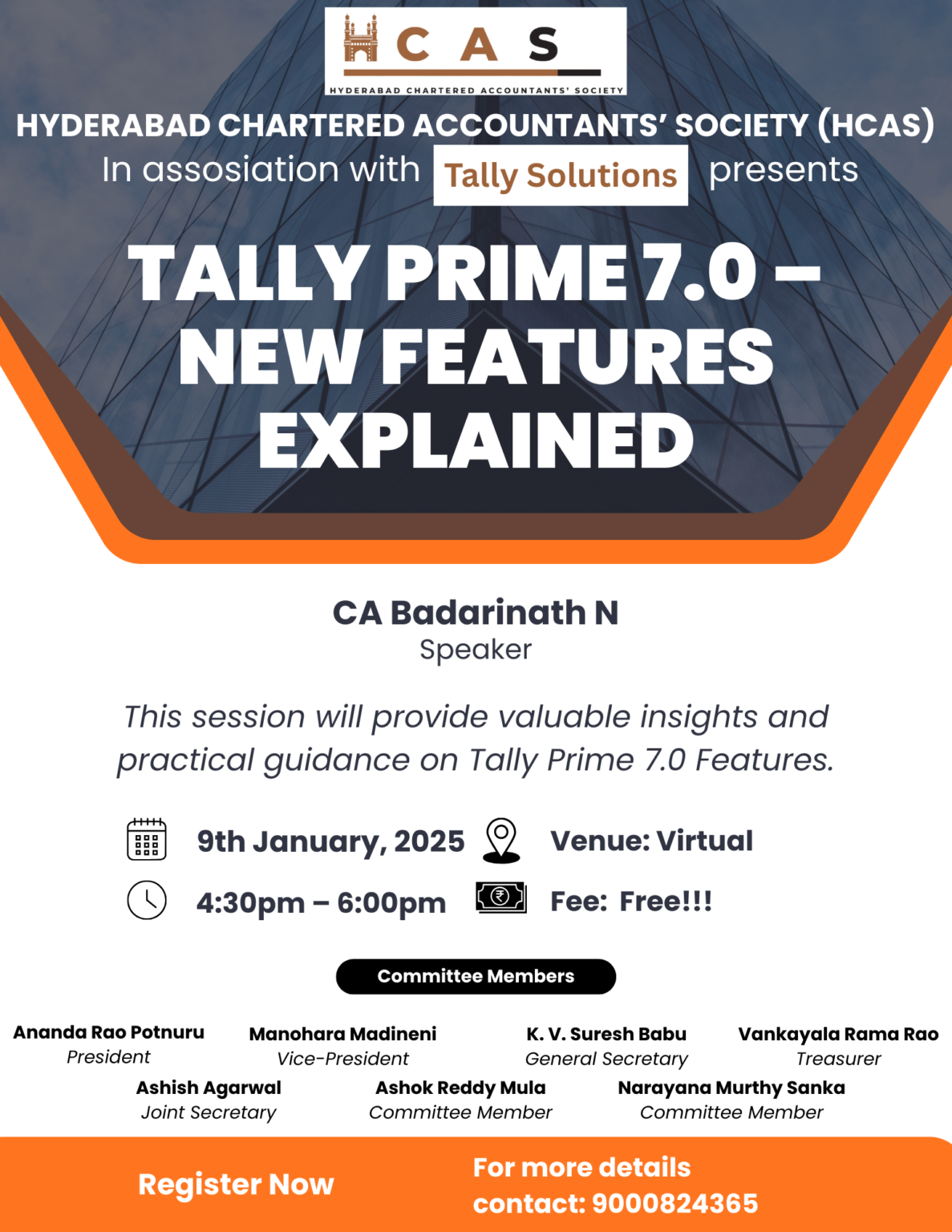 Unlocking Tally Prime 7.0: New Features & Practical Insights – HCAS